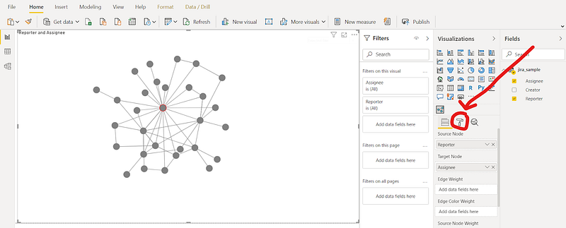 Create a Network Graph in Power BI