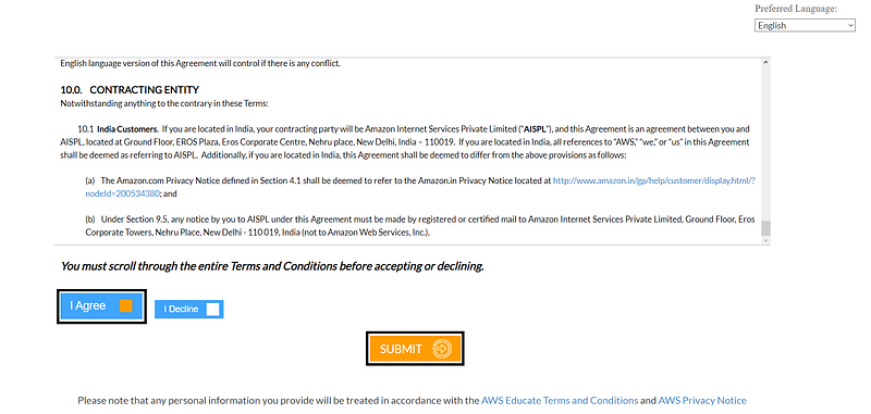 How to apply for AWS Student account?