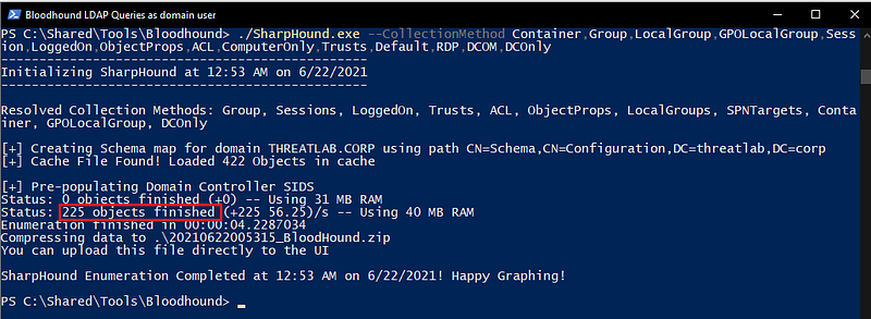 Detecting LDAP enumeration and Bloodhound‘s Sharphound collector using ...