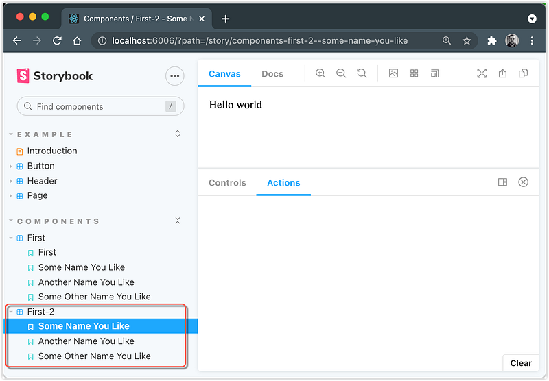 Storybook in examples. Beginner’s guide