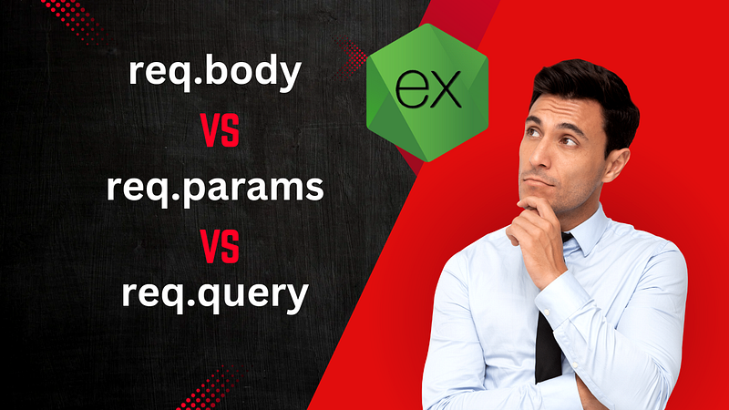 Node.js(Express): req.body vs req.params vs req.query