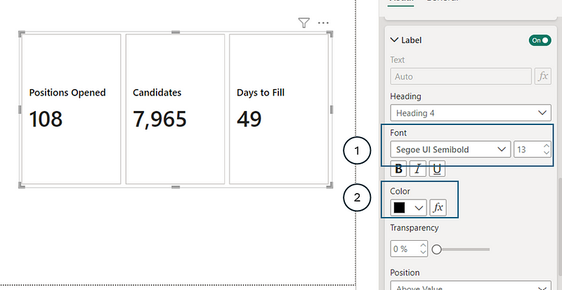 Next-Level Dashboard Design With Power BI’s New Card Visual With ...