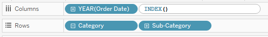 Create an Up and Down arrows Table in Tableau Desktop