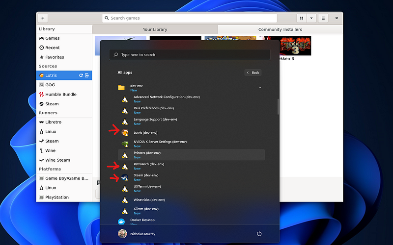 Gaming on Linux... on Windows