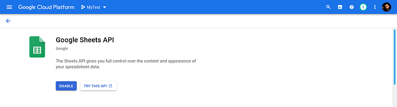 Access Google Sheets API in Python Using Service Account.