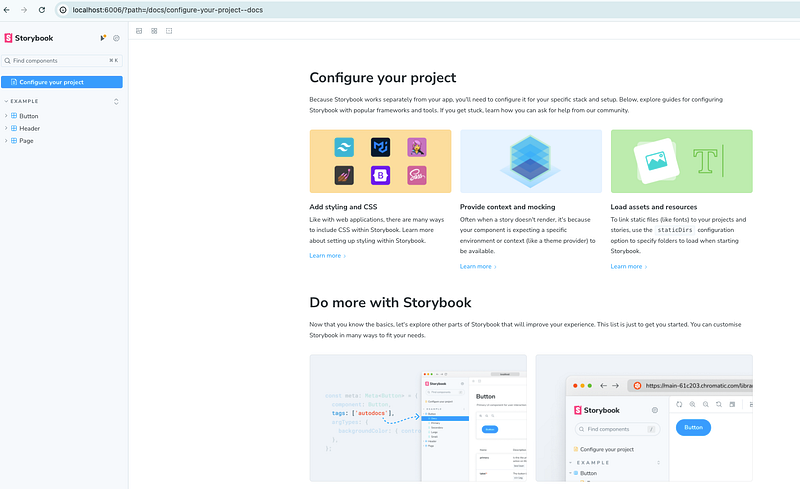 Integrating Storybook with Angular UI Library