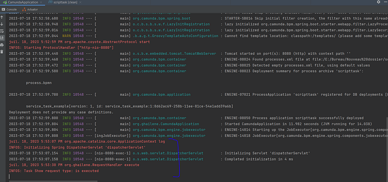 How to use task in Camunda